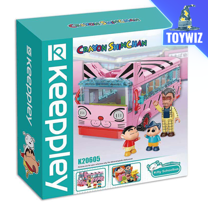 Keeppley Shin-Chan Cat-Liked School Bus (467268) | Lazada