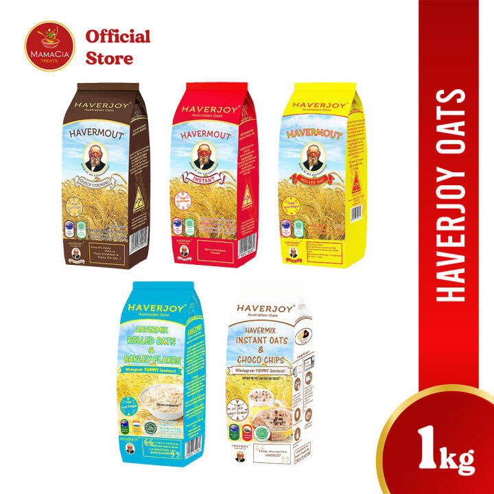 Haverjoy Oatmeal Havermout Instant Oats 1 kg | Lazada Indonesia