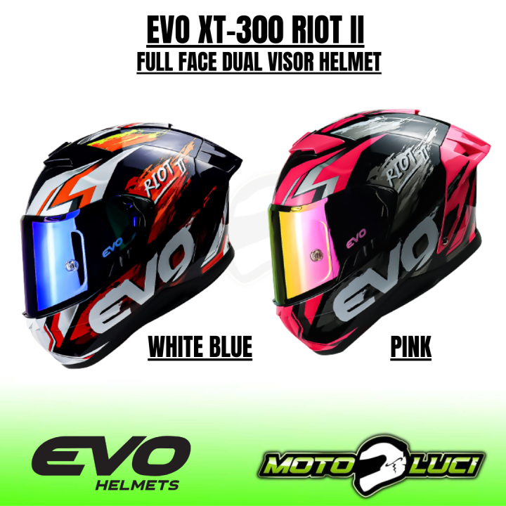 EVO XT-300 RIOT II FULLFACE HELMET | Lazada PH