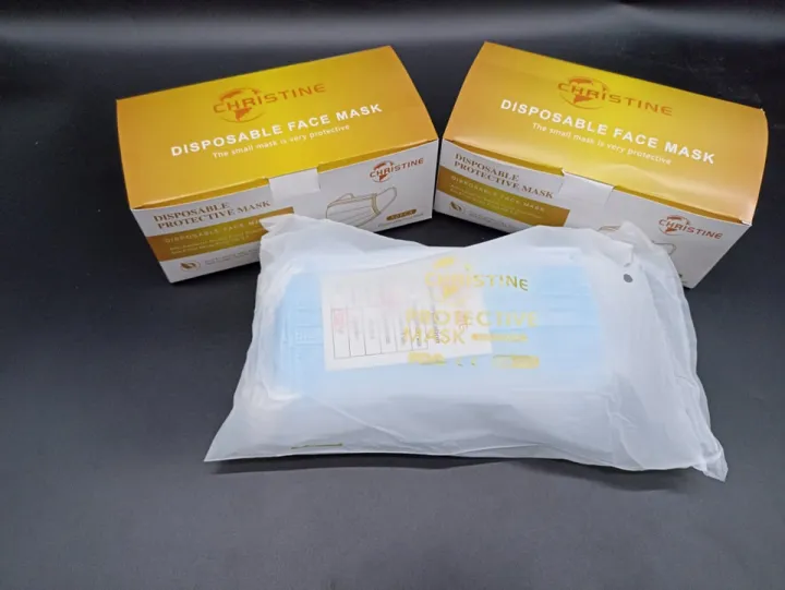 50pcs 1 box Christine Face Mask Disposable | Lazada PH