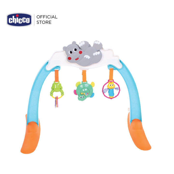 [คูปองลดเพิ่ม 10%] Chicco Hippo Musical Gym ของเล่นเสริมพัฒนาการลูกน้อย ...