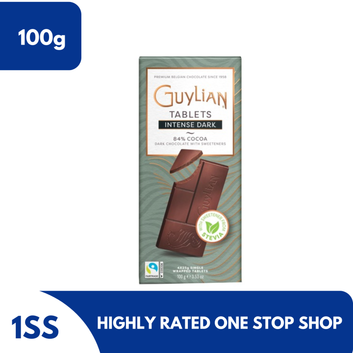 GuyLian Tablets Intense Dark Chocolate 84% Cocoa, 100g | Lazada PH