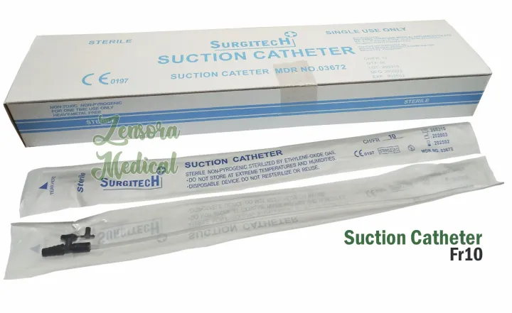 SURGITECH Suction Catheter FR10 (50 pcs/box) | Lazada PH