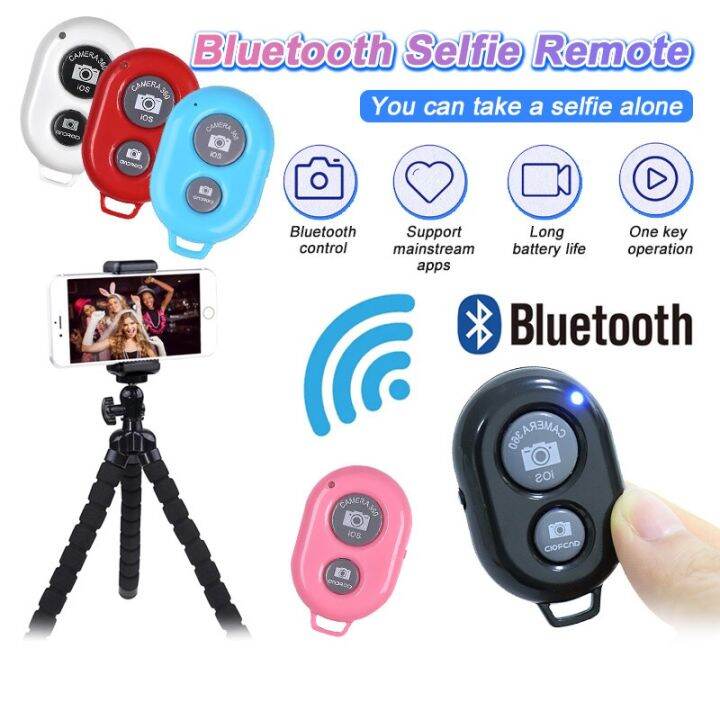 Selfie Remote Control Bluetooth Shutter Controller For Selfie And Video ...