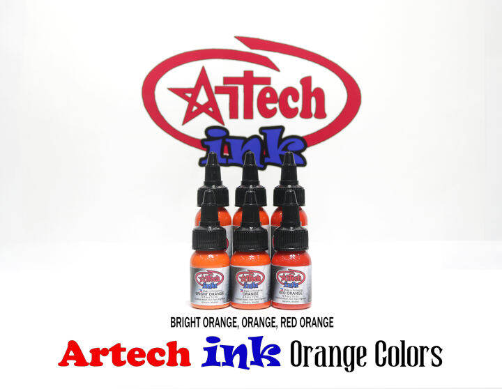 ARTECH INK Tattoo Ink [Orange Colors] by BONG ARQUINES | Lazada PH