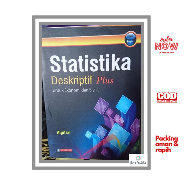 Buku Statistika Deskriptif Plus Untuk Ekonomi dan Bisnis Penulis Algifari | Lazada Indonesia