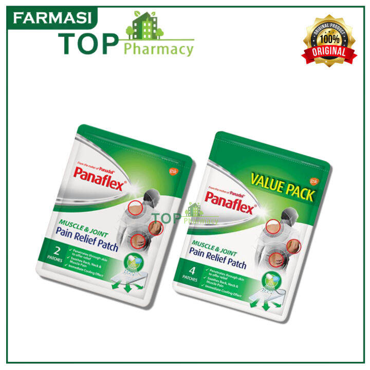 Panadol Panaflex Muscle & Joint pain relief Patch (2's / 4's) | Lazada