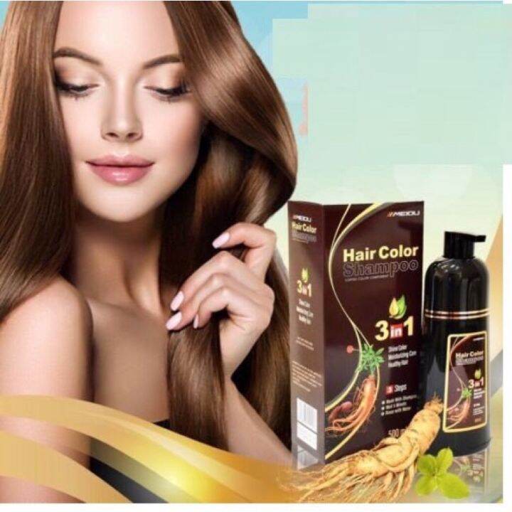 Dầu Gội Phủ Bạc Màu Nâu Hạt Dẻ Meidu Chesnut Hair Shapoo 500ml | Lazada.vn
