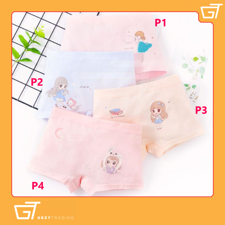 Kids Panties Underwear Cotton Soft Comfort Baby Girls Seluar Dalam Budak Perempuan P series ...