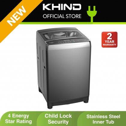 Khind WM120A 12KG Fully Auto Washing Machine Top Load Mesin Basuh | Lazada