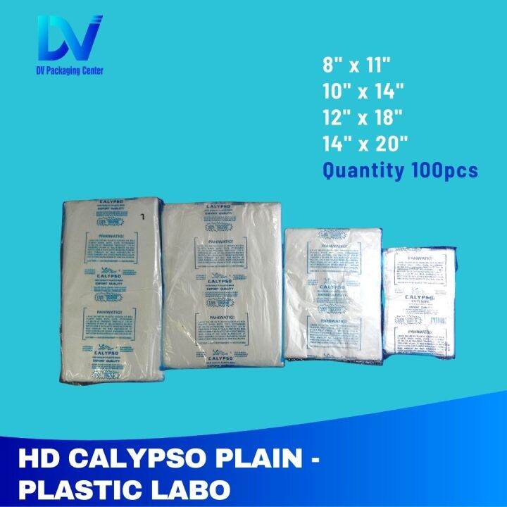 HD Calypso Plain - Plastic Labo - per pack | Lazada PH
