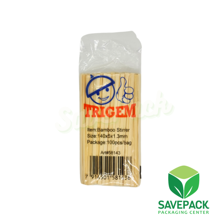 TRIGEM Bamboo Stirrer 100pcs | Lazada PH