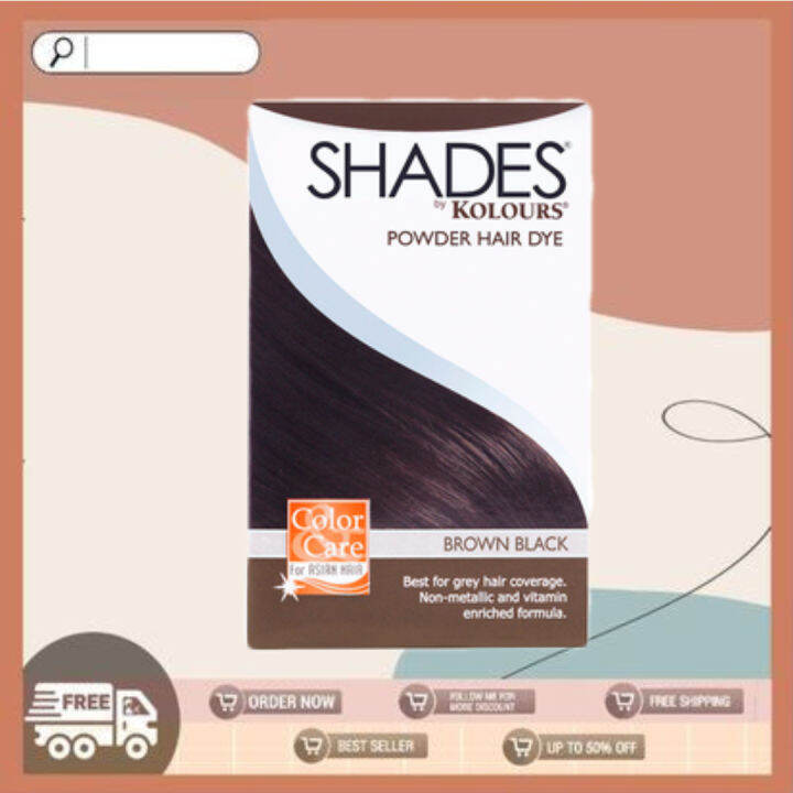 KOLOURS Shades Powder Hair Dye Brown Black 9g | Lazada PH