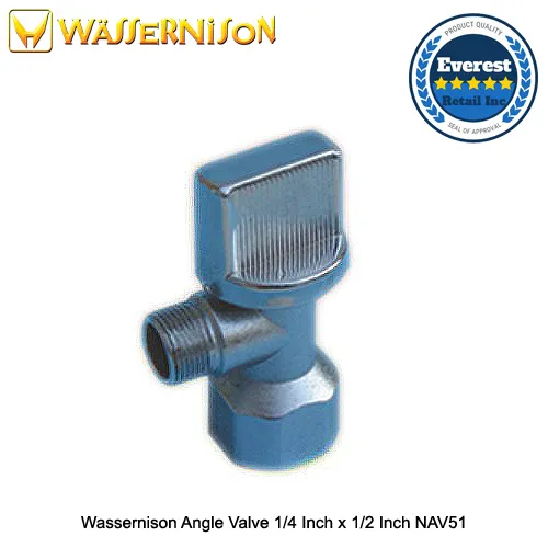 Wassernison Angle Valve 1/4 Inch x 1/2 Inch NAV51 | Lazada PH