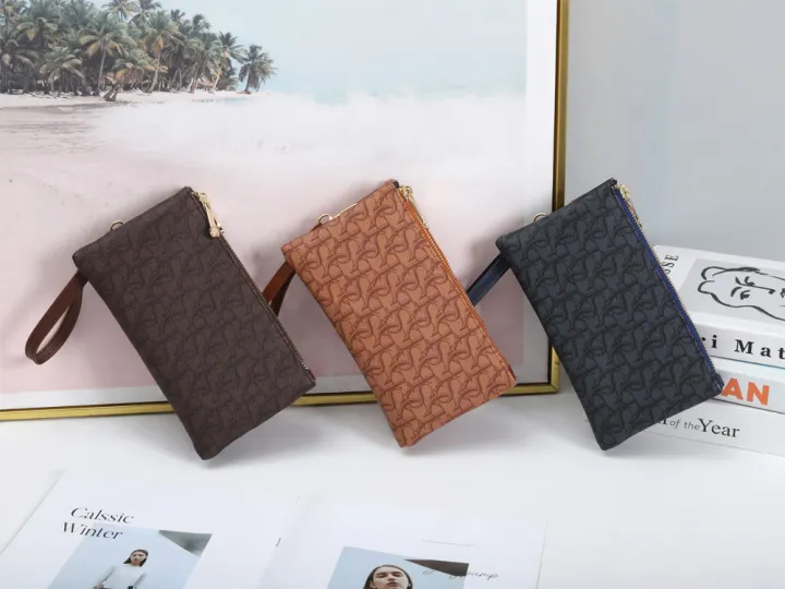 พร้อมส่ง กระเป๋าสะพายไหล่/สะพายข้าง แฟชั่น ผู้หญิง STARCATE-S202 กระเป๋าสตางค์ใบยาว หนังPU ช่อง ...