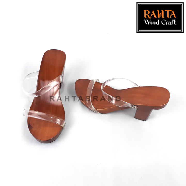 SKR69-Hak T Mika/Sandal Heels Kayu/Sendal Wanita Kelom geulis/Bakiak ...