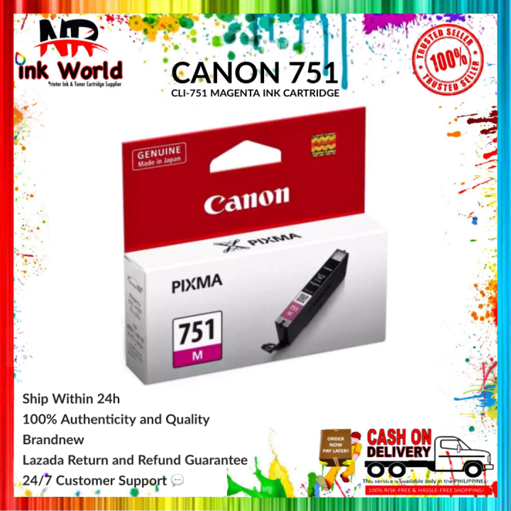 Canon Pixma 751 CLI-751 Magenta Original Ink Cartridge | Lazada PH
