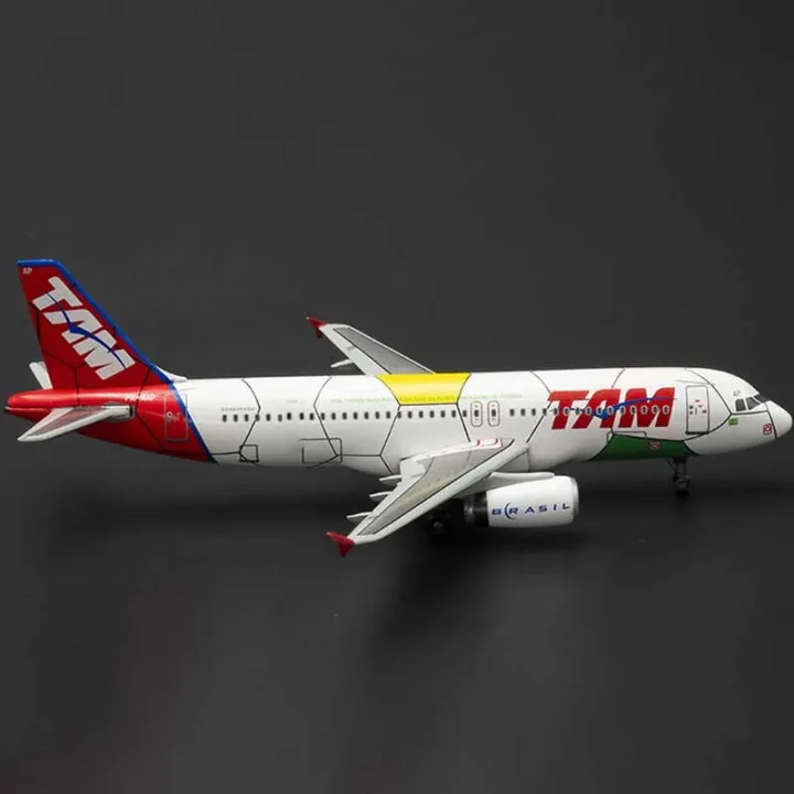 Diecast 1/400 Scale Brazil TAM Airline Aircraft A320 Plane Model ...