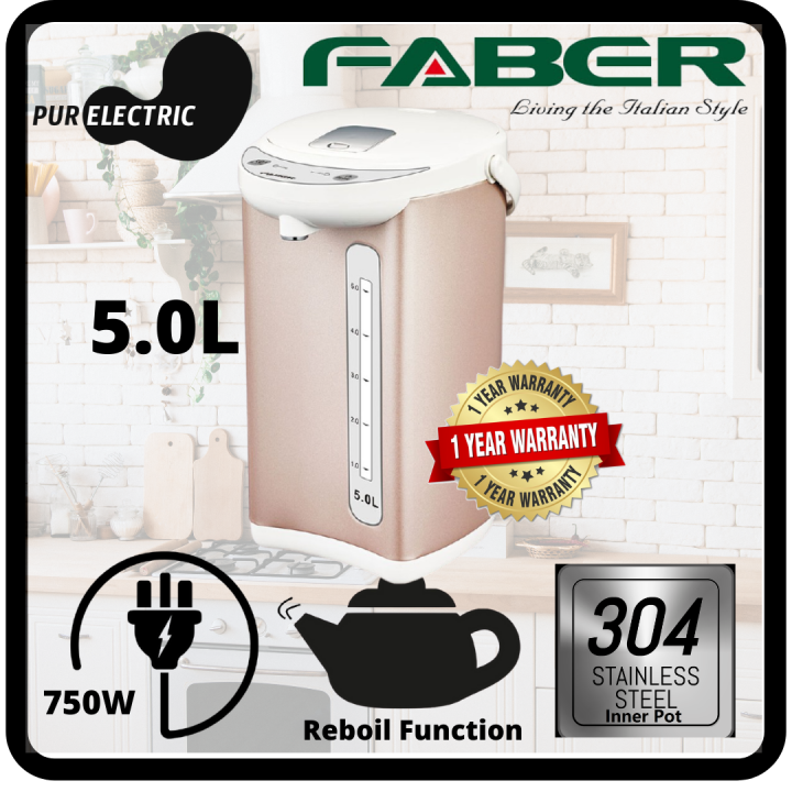 Faber Thermo Pot FTP FANTASIA 505 5.0L Electric Thermo Pot 电 热水壶 | Lazada