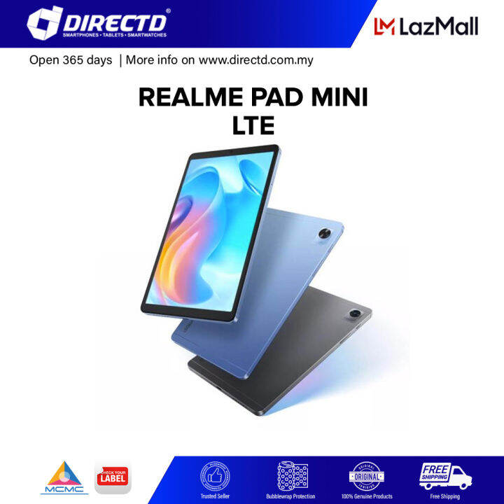 [READY STOCK] REALME Pad Mini LTE (3GB/4GB RAM + 32GB/64GB ROM) 1 Year ...