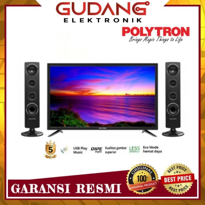 LED TV 32 INCH POLYTRON PLD-32TV0755 DIGITAL TV DVB-T2 PLD32TV0755 HD | Lazada Indonesia