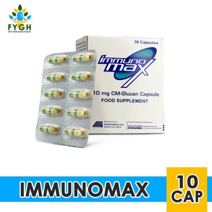 Immunomax 10mg Capsule Immunity Booster for Adults | Lazada PH
