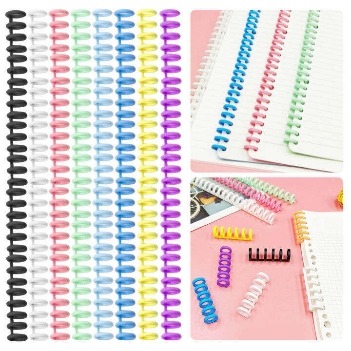 A4 A5 B5 Detachable Buckle Loose Leaf Binding Strip 30 Hole Round Hole