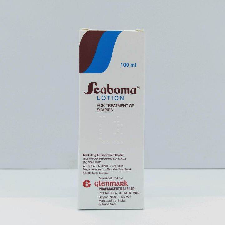 Scaboma Lotion 100ml (For Scabies/ Kudis Buta/ Kutu/LICE | Lazada