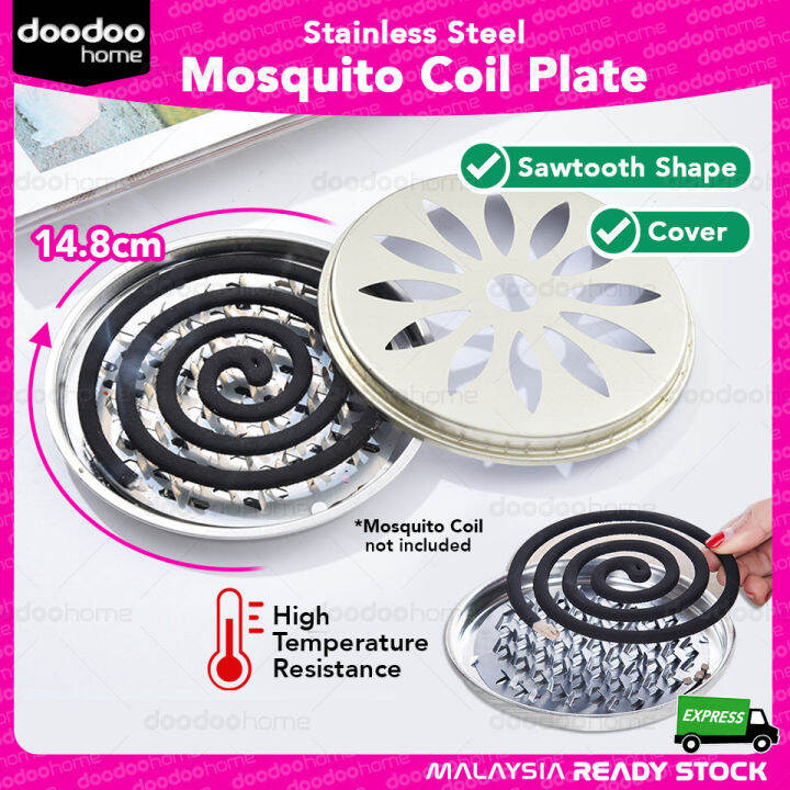 Mosquito Coil Holder Stainless Steel Mosquito Coil Plate Coil Gegelung ...