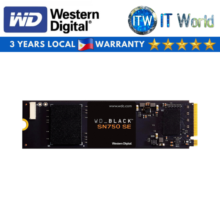 ITW | Western Digital SN750 SE Black 1TB M.2 PCIe Gen4 Internal SSD ...