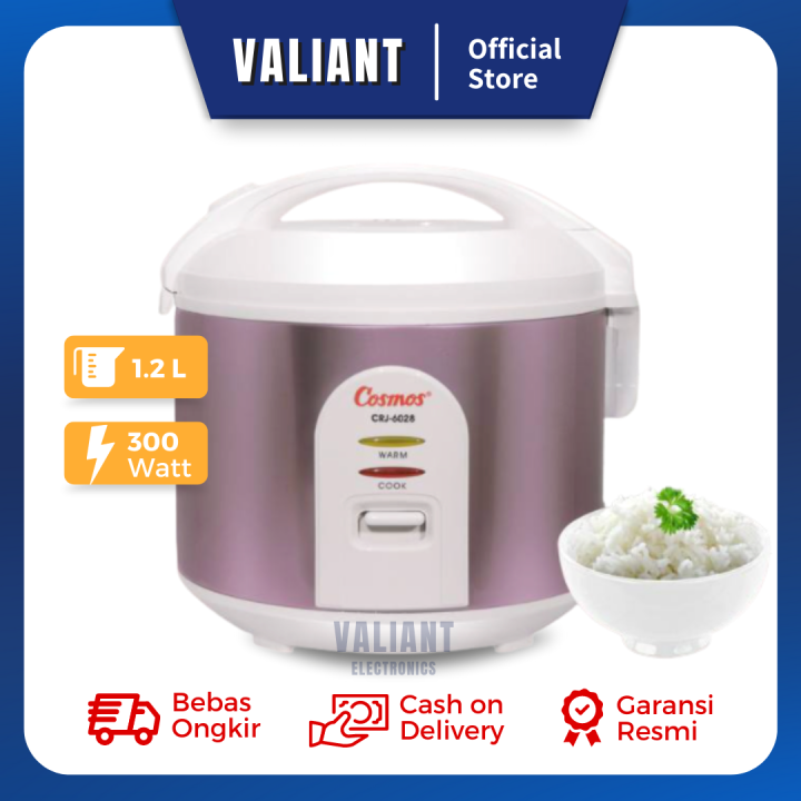 Cosmos Rice Cooker Harmond Magic Com 3in1 CRJ-6028 V – 1.2 Liter ...