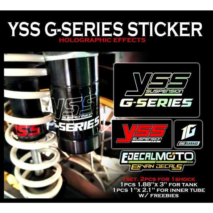 YSS SHOCK STICKERS HOLOGRAPHIC EFFECT | Lazada PH