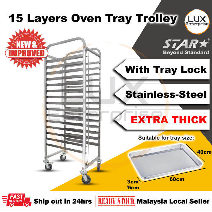 🔥READY STOCK🔥 PREMIUM HEAVY-DUTY 15 Layers Stainless-Steel Cooling ...