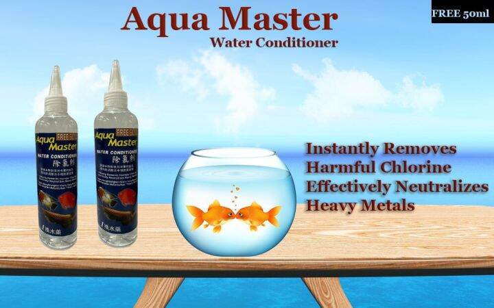 AQUA MASTER Fish Water Conditioner Instantly Removes Harmful Chlorine ...