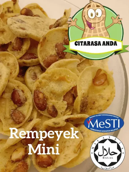 KEREPEK REMPEYEK MINI "C.I KACANG & KEREPEK" 400g | Lazada