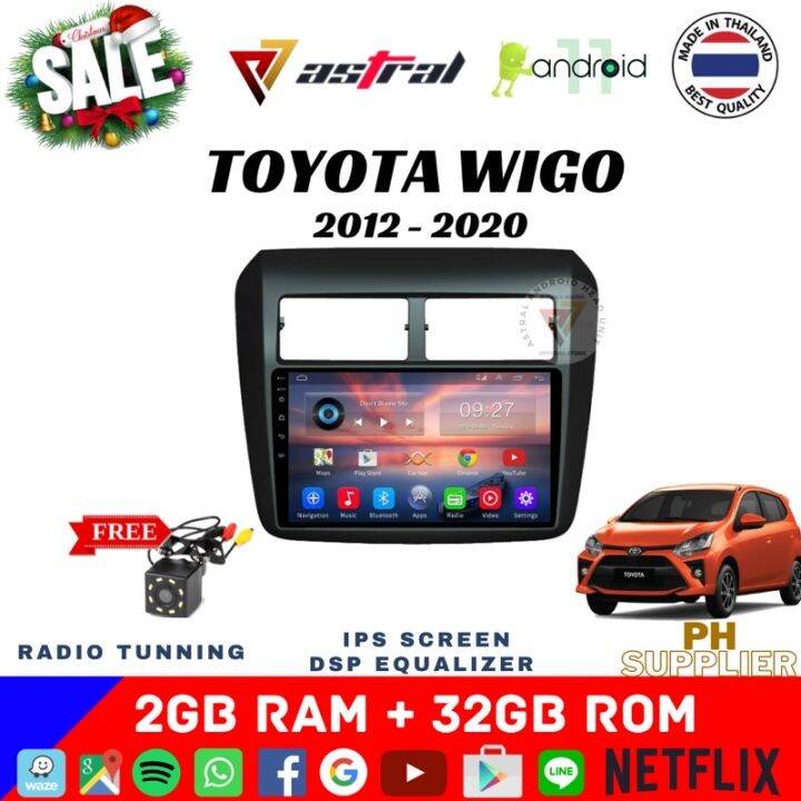 ★ASTRAL 2GB+32GB TOYOTA WIGO 2012-2020 ANDROID HEAD UNIT | Lazada PH
