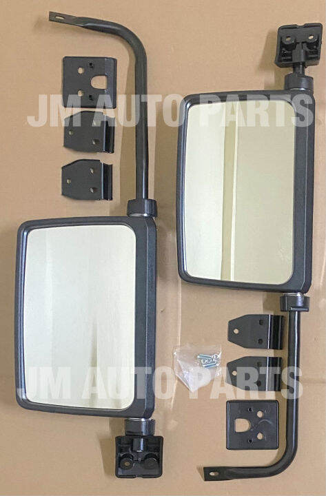 Mitsubishi Pajero 1983 - 1991 Manual Adjust Side Mirror SideMirror Set ...