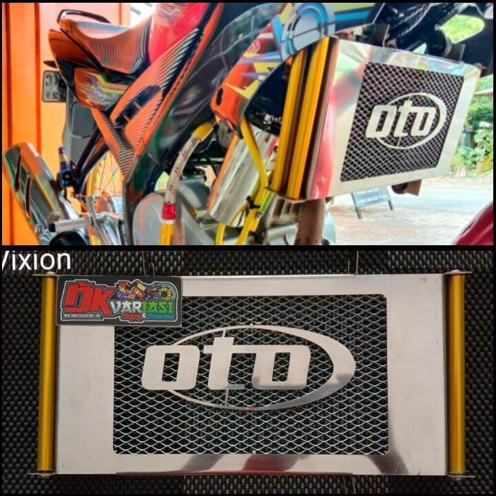 cover radiator vixion motif oto stainles | Lazada Indonesia