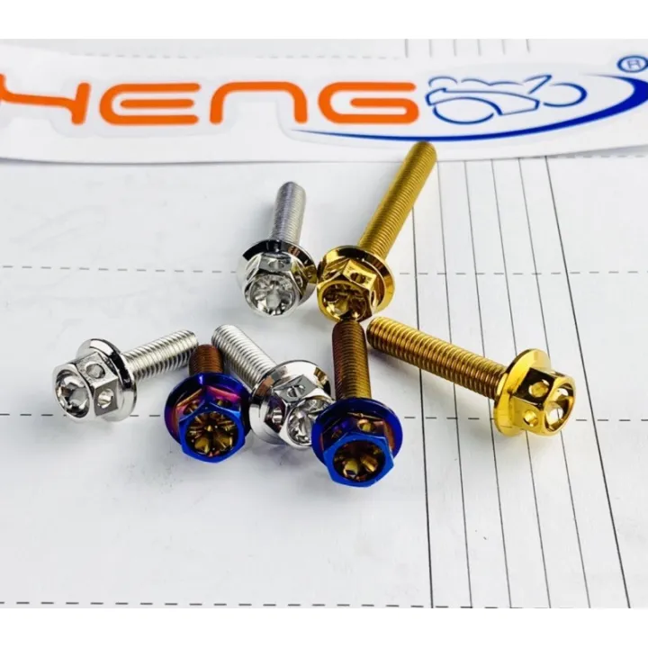 HENG STAINLESS BOLT M5 x15 to 40mm FINE THREAD | Lazada PH