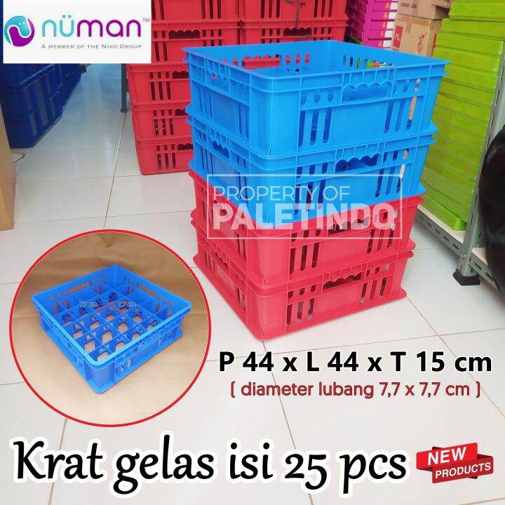 Krat Gelas Isi 25 Pcs NUMAN Untuk Resto, Katering dan Penyewaan Alat ...