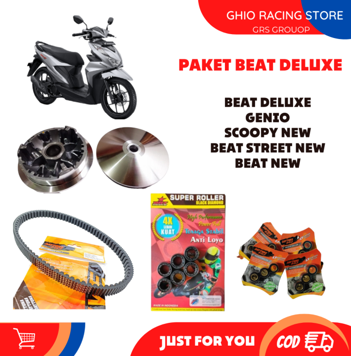 Paket Pulley Custom Beat Deluxe Genio Scoopy Pretige Beat Street New ...