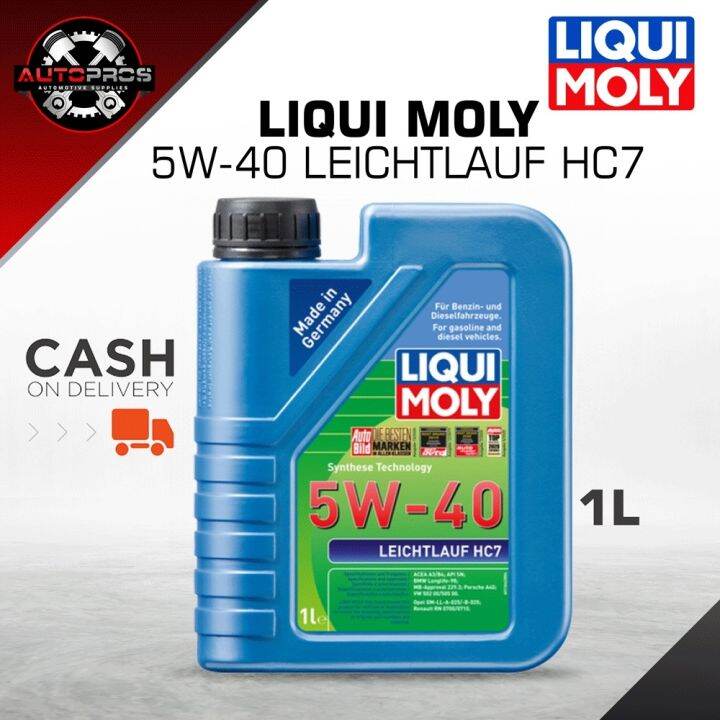Hot bzdwma2 LIQUI MOLY Leichtlauf HC7 5W-40 Fully Synthetic Gasoline/Diesel Engine Oil 1L ...