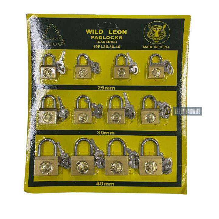 padlock set 12pcs/pack 20mm-50mm | Lazada PH