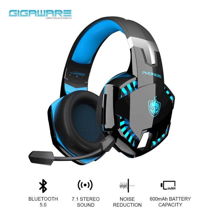 Gigaware G2000 Gaming LED Wired Headset | Onikuma G2000 Gaming Wireless ...