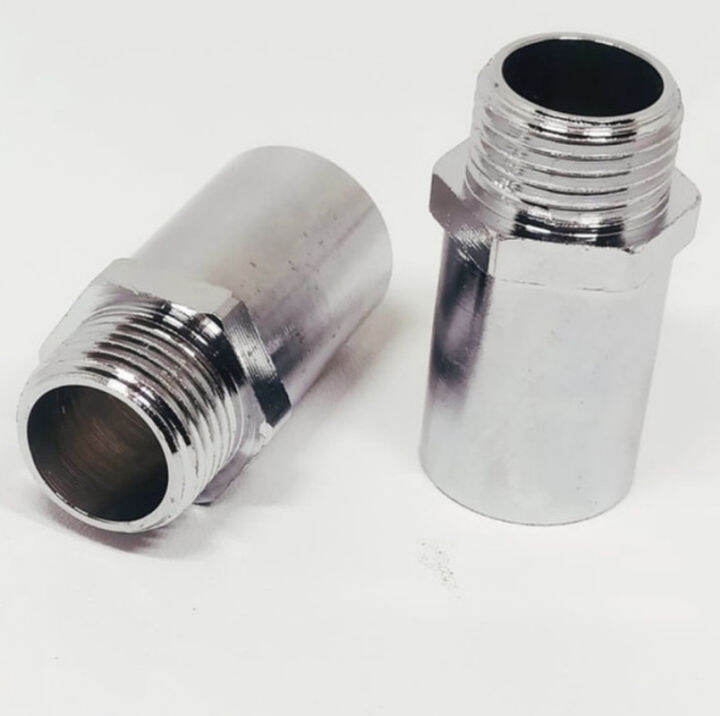 Double Nepel Sock drat luar dalam / Verlop sock chrome 1/2 x 1/2 ...