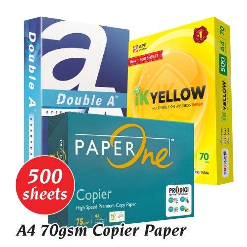 A4 70gsm Copier Paper | A4 Photostat Paper | A4 IK Yellow | A4 Double A ...