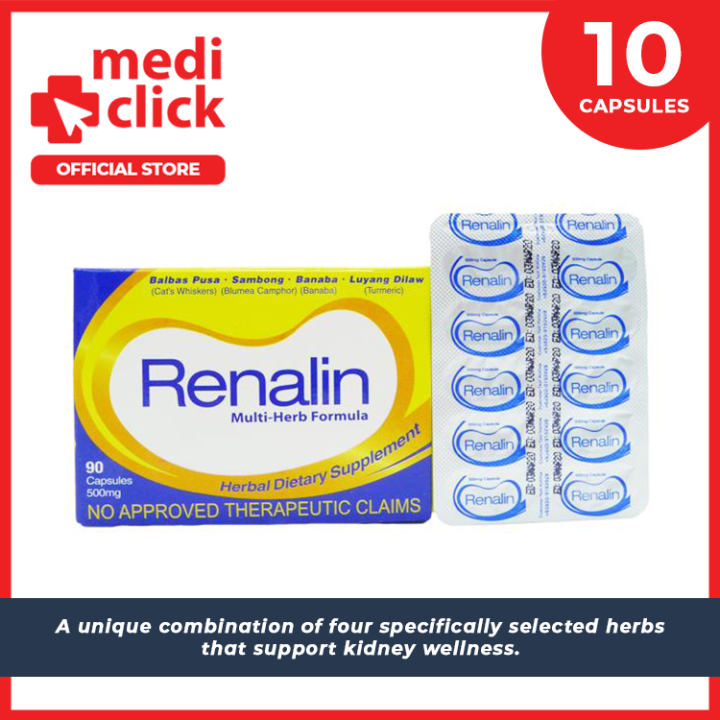 Renalin 500mg 10 Caps | Lazada PH