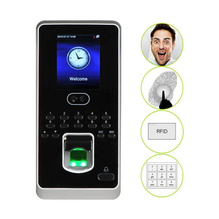 ZK Multibio800-H1500 Face Fingerprint Recognition Door Access Control System TCP/IP Biometric ...