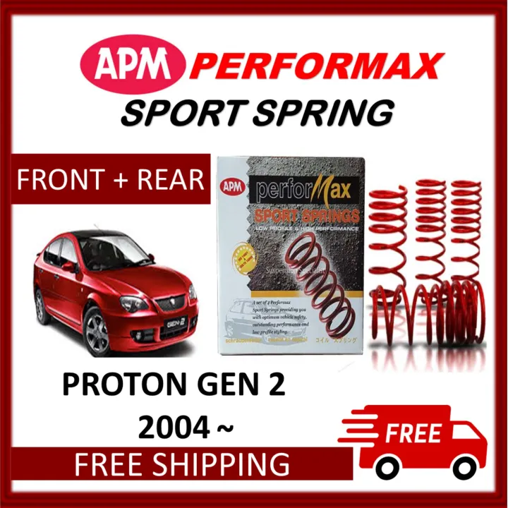 APM PERFORMAX PROTON GEN2 LOWERED COIL SPORT SPRING | Lazada
