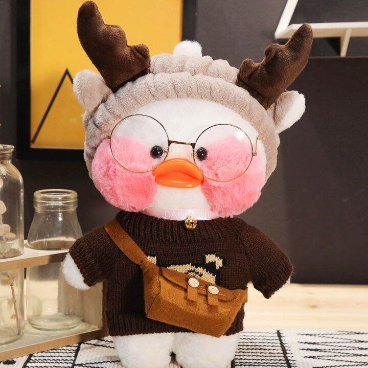 30Cm Pato Plush Lalafanfan Duck Toys Paper Duck Hug Cute Stuffed Toy ...